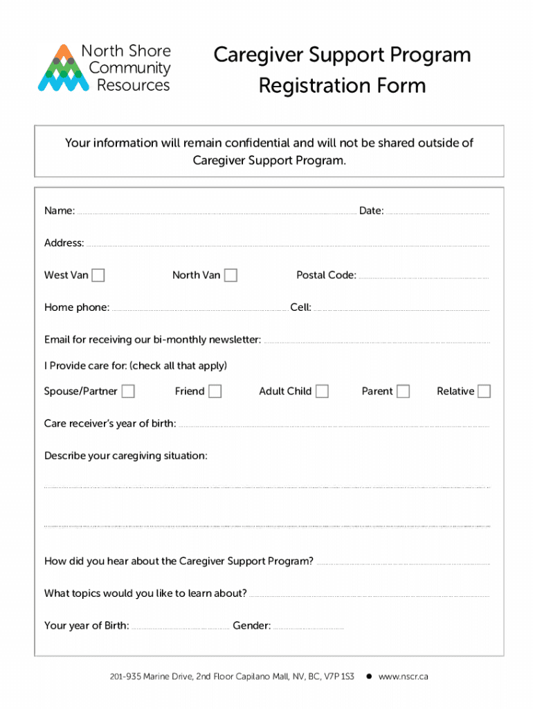 Fillable Online Caregivers FIRST - VA Caregiver Support Program - VA.gov Fax Email Print - pdfFiller
