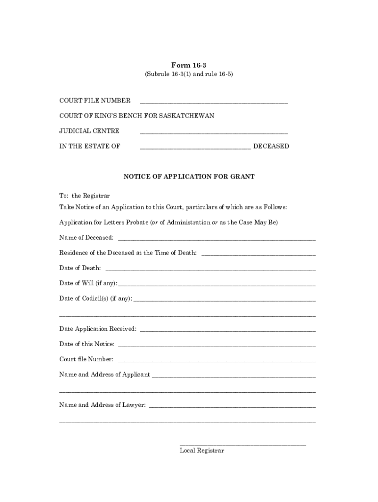 Fillable Online Form 16-3 Fax Email Print - pdfFiller