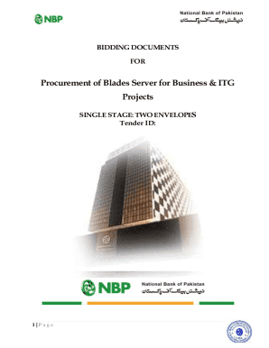 Fillable Online Bid Document for Blade Server Expansion ... - PSA ...