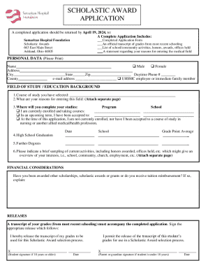 Fillable Online Applications available for Samaritan Hospital ...