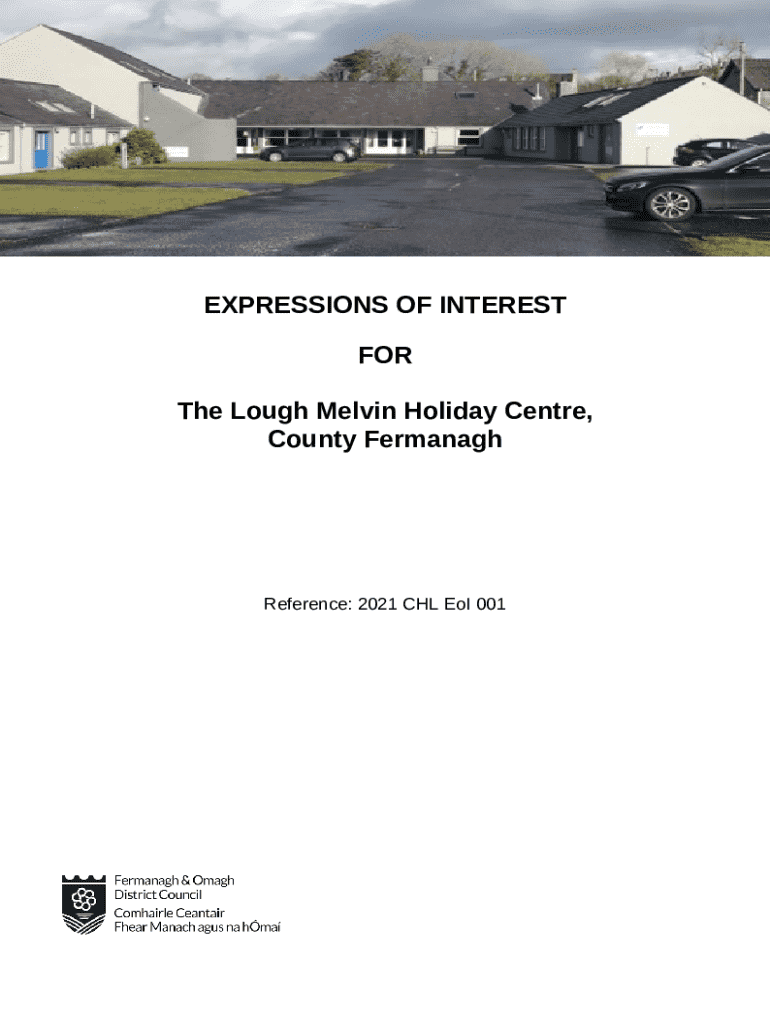 Expression of Interest for Lough Melvin Holiday Centre Doc Template ...