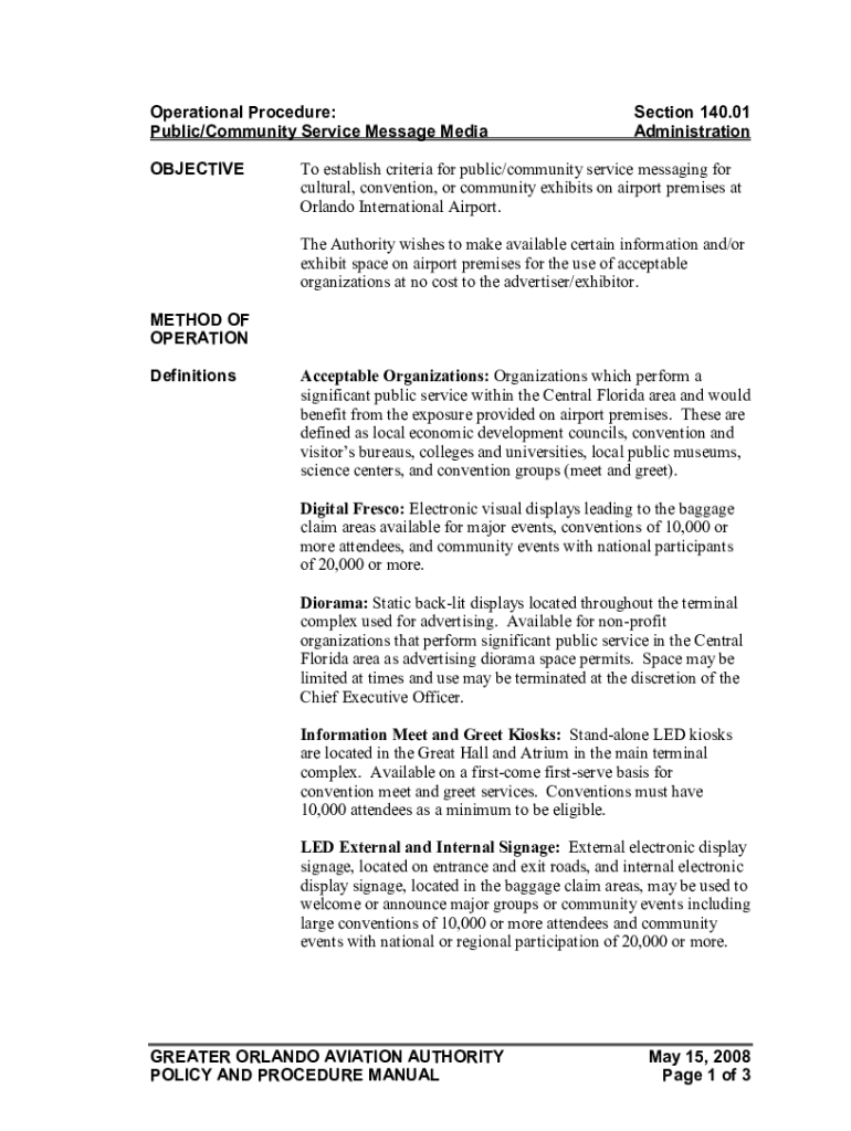 Fillable Online Administration - Public Service Advertisements Fax ...