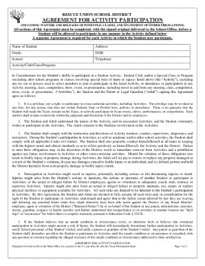 Fillable Online Rescue Union School District - Union Contracts Fax ...