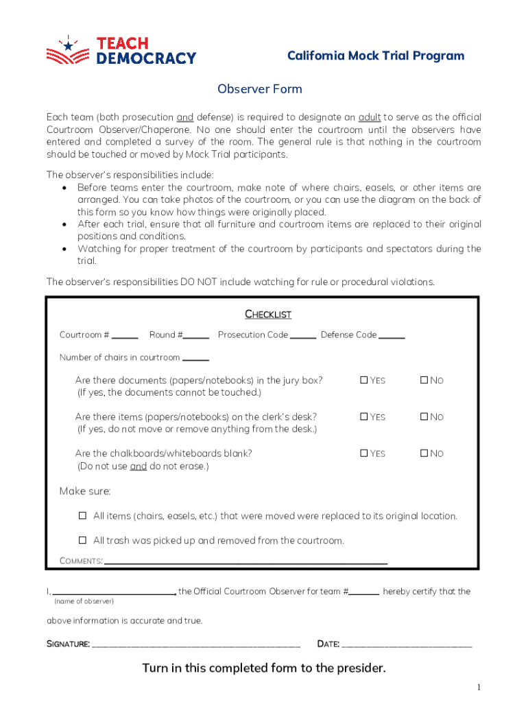 Fillable Online Los Angeles County Mock Trial Download Forms - Programs ...