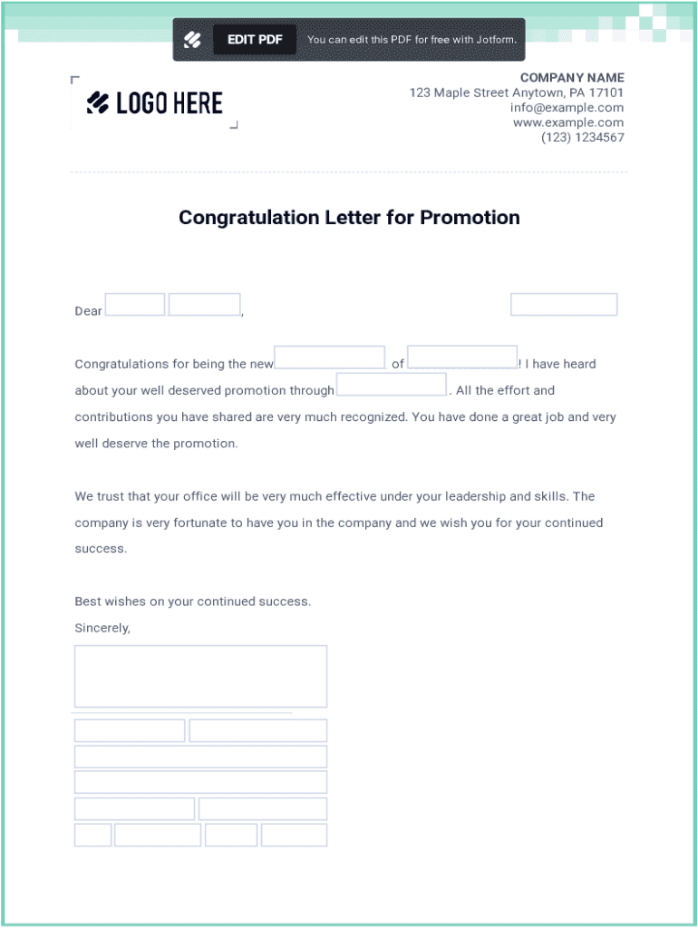 Fillable Online Employee Warning Letter Template for Absenteeism (PDF ...