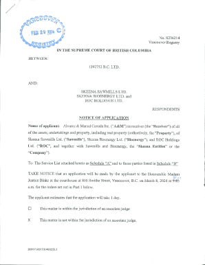 Fillable Online Reverse vesting orders: Popular in Canada and going ...