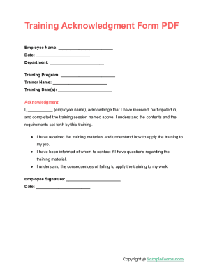 Fillable Online Compliance Training Acknowledgement & Agreement.pdf Fax ...