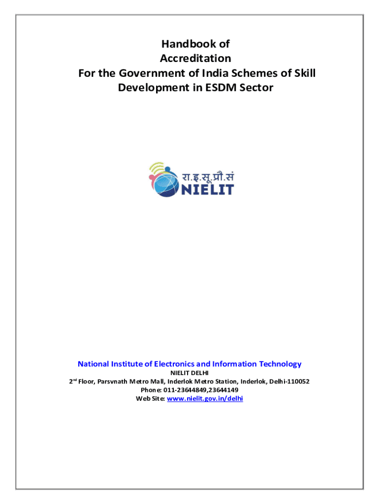 Fillable Online Schemes on Skill Development in ESDM sector Fax Email ...