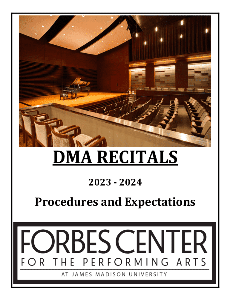 Fillable Online Dates and Deadlines: Recital Scheduling: Student ...