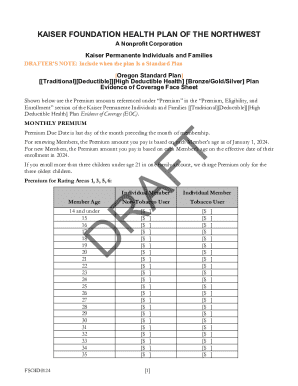 Fillable Online DRAFTER'S NOTE: Include when the plan Is a Standard ...