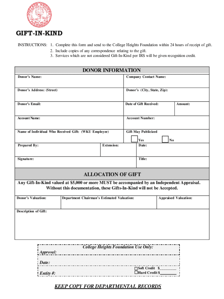Fillable Online KSUF-2-Gift-In-Kind-Form.pdf Fax Email Print - pdfFiller