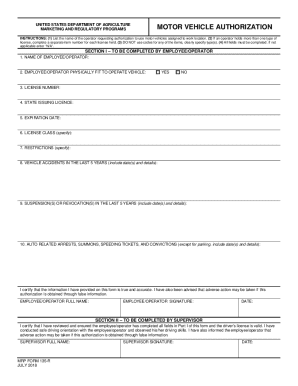 Fillable Online MRP Form 135-R Motor Vehicle Authorization Fax Email ...