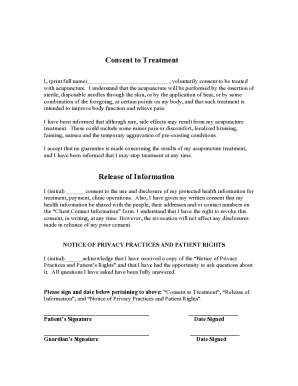 Fillable Online Website Consent Form Acupuncture Fax Email Print ...