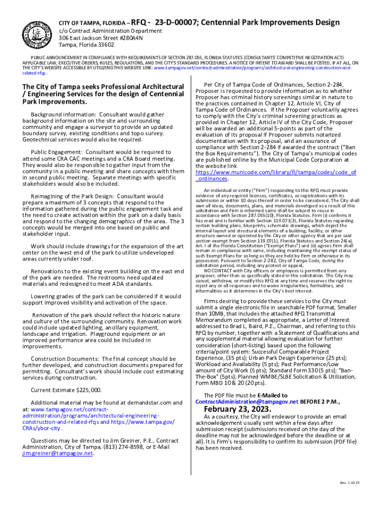 Fillable Online 20-D-00400; Work Order Agreements For Professional ... Fax Email Print - pdfFiller