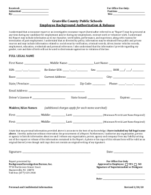 Fillable Online Employee Criminal Background Check Authorization and Release (R2077909-1).DOCX ...