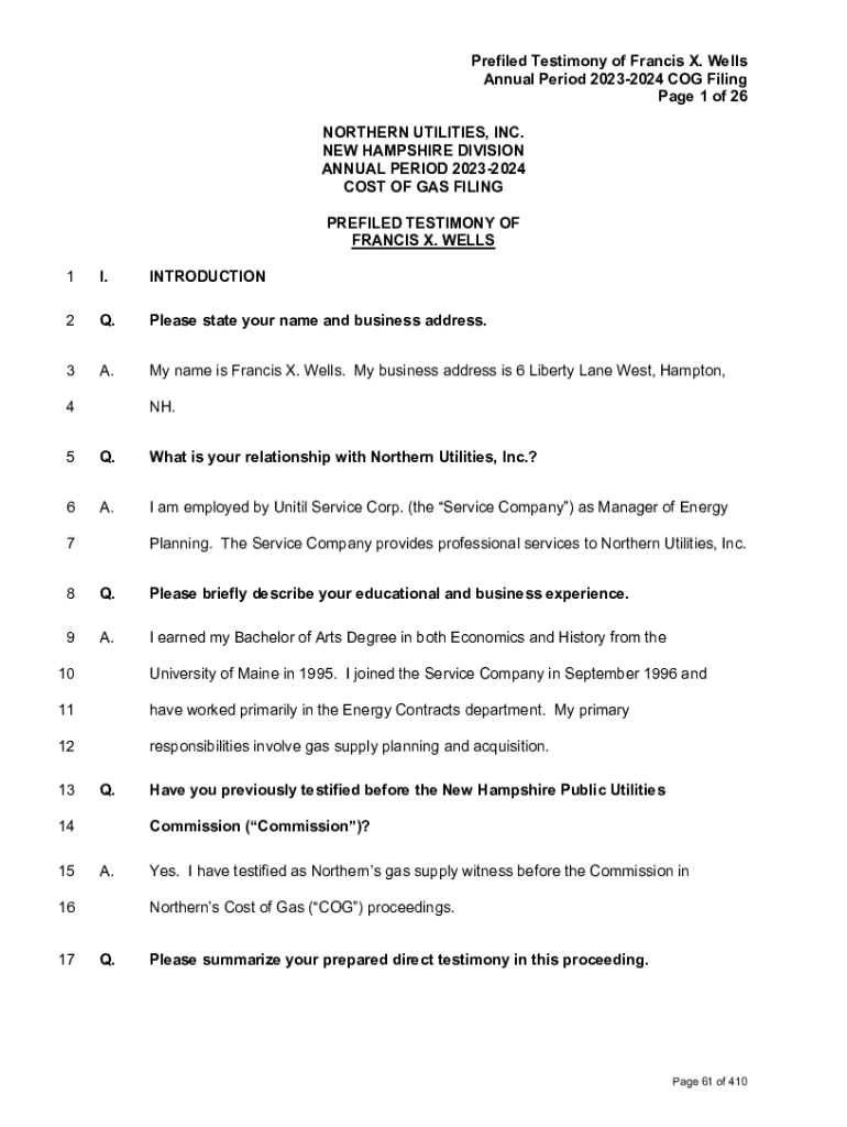 Fillable Online Enbridge Gas application to change its natural gas ...