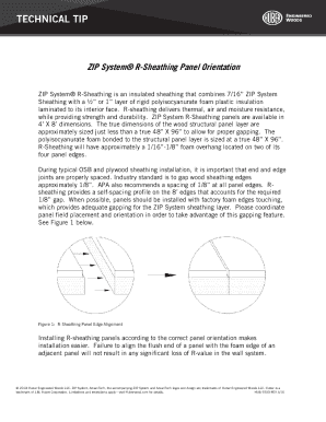 Fillable Online R6.6 1 1/2 in x 4 in x 8 ft Huber ZIP System Insulated ...