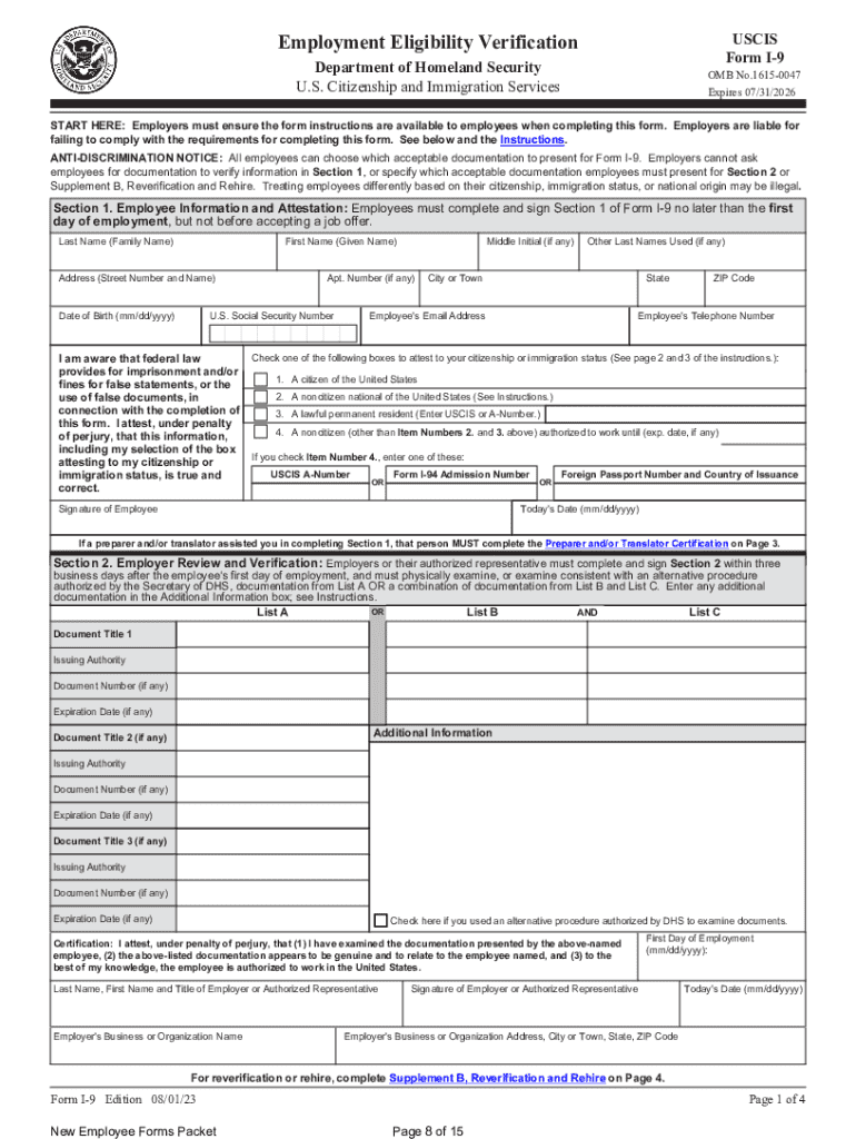 Fillable Online New Hire Forms and New Employee Checklist Fax Email ...