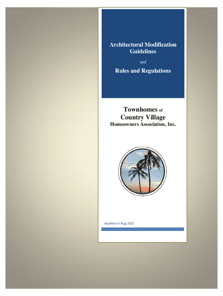 Fillable Online Fillable Online Architectural Modification ...