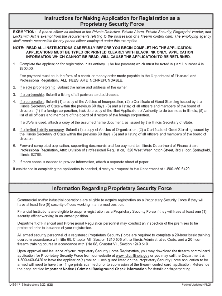 Fillable Online Private Security Statutues and Rules Fax Email Print - pdfFiller