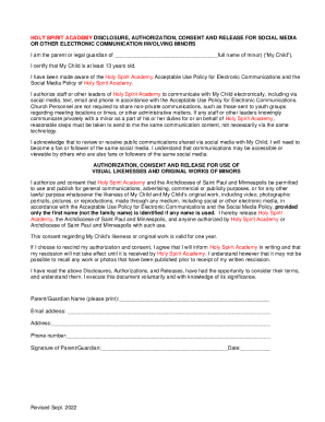 Fillable Online DISCLOSURE, AUTHORIZATION AND CONSENT FOR ... Fax Email Print - pdfFiller