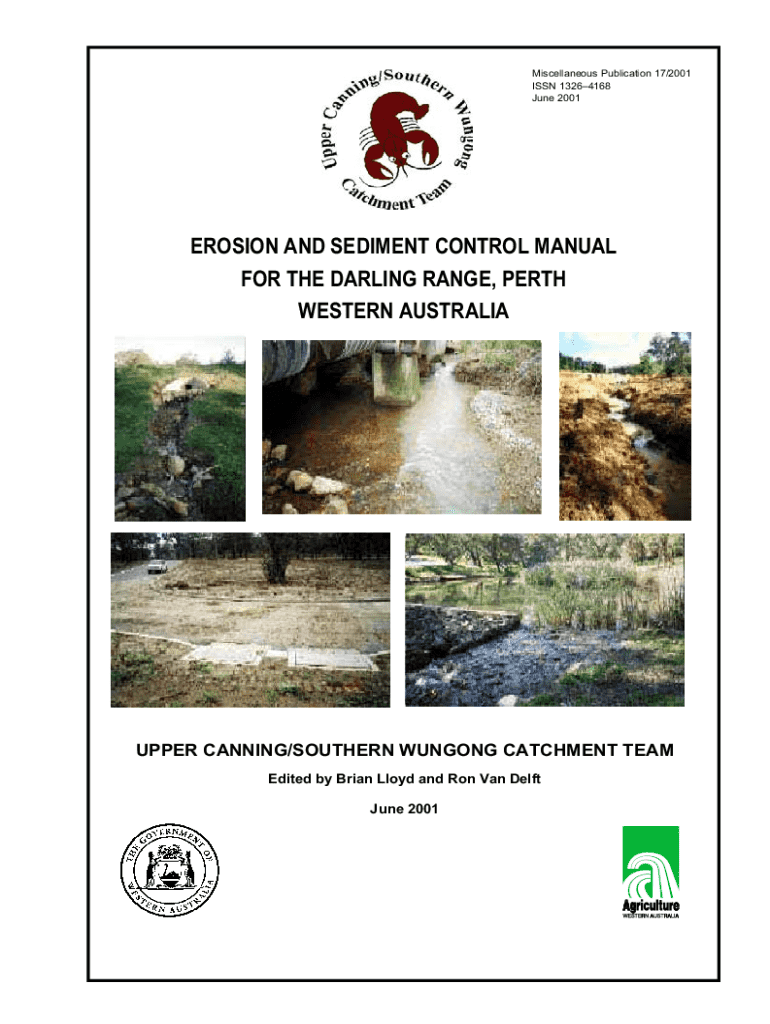 Fillable Online Guidelines for Erosion & Sediment Control at Building ...