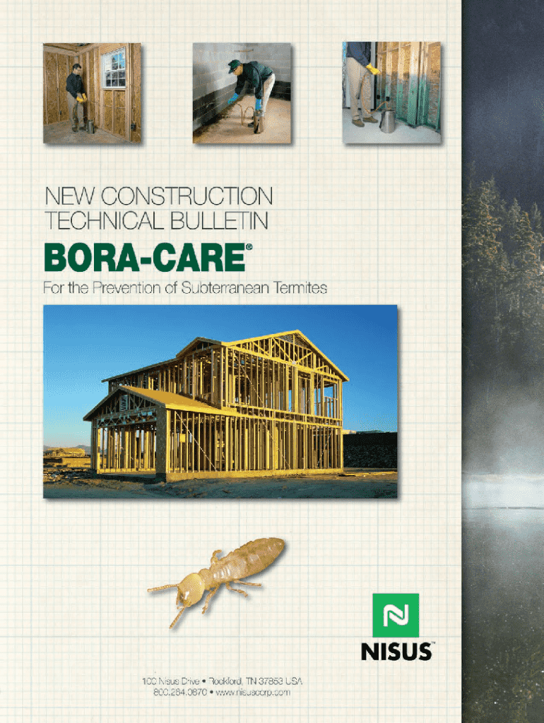 Fillable Online BORA-CARE is sprayed directly onto raw wood and Fax ...