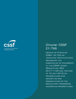 Fillable Online PSF - Key CSSF regulations and circulars ... Fax Email Print - pdfFiller