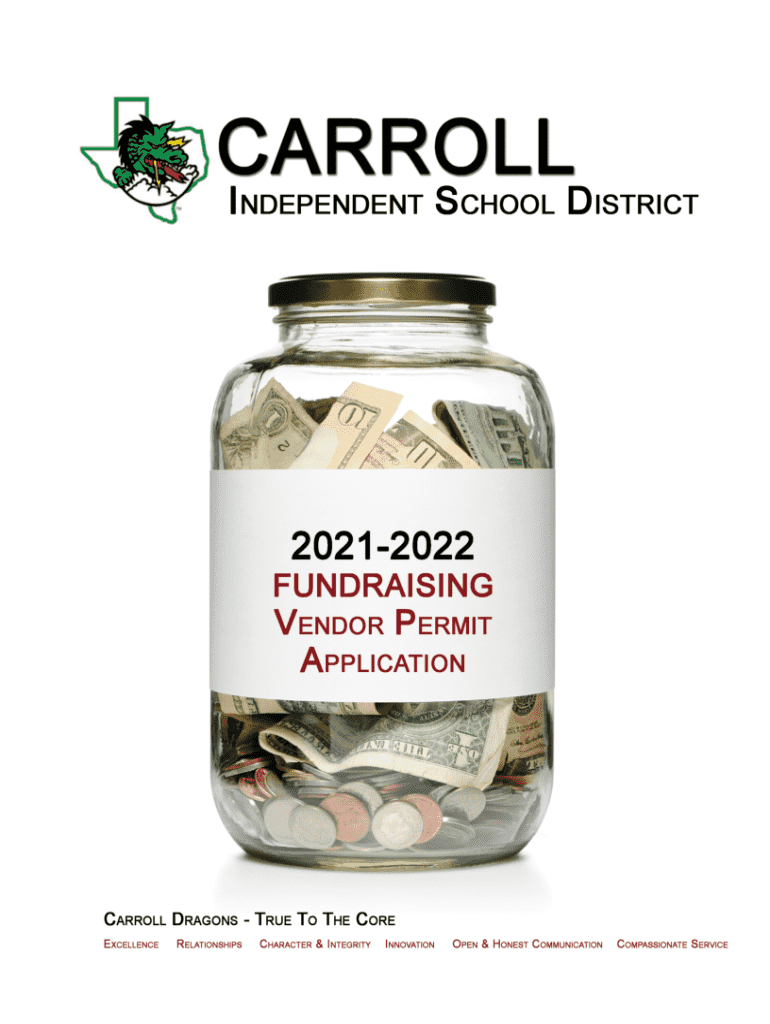 Fillable Online Dragon Logo - Carroll Independent School District Fax ...