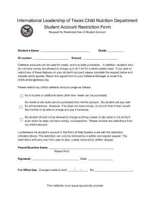 Fillable Online account-restriction-form.pdf Fax Email Print - pdfFiller
