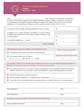 Fillable Online Capital Campaign Donation Form Fax Email Print - pdfFiller