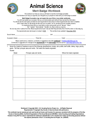Fillable Online 2023 - Cub Scout Forms Packet Fax Email Print - pdfFiller
