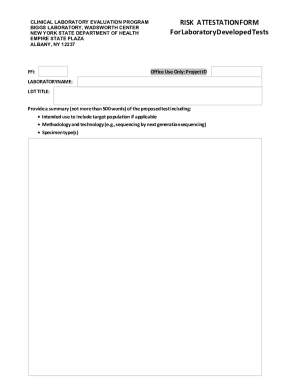Fillable Online Risk Attestation Form Jan 2024 Fax Email Print - pdfFiller