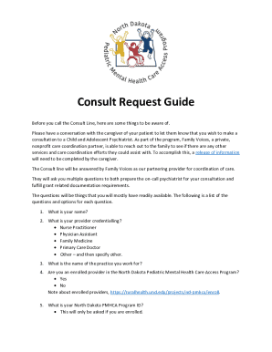 Fillable Online Consult Request Guide Fax Email Print - pdfFiller