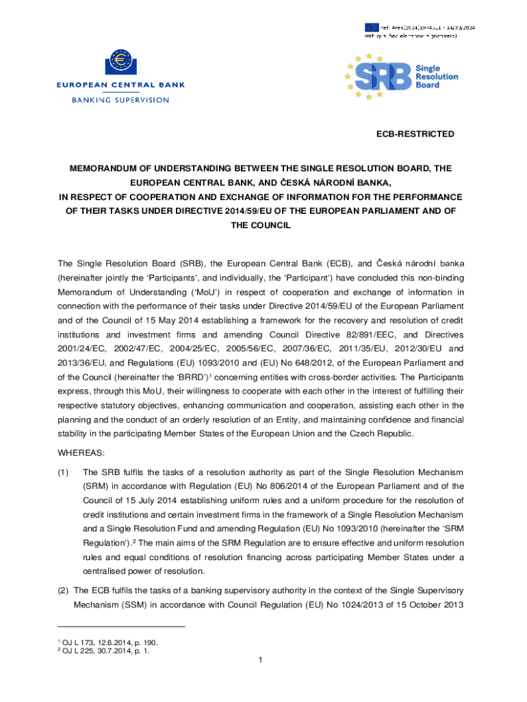 Fillable Online Chapter 2. Bank Resolution within the European Banking Union Fax Email Print ...