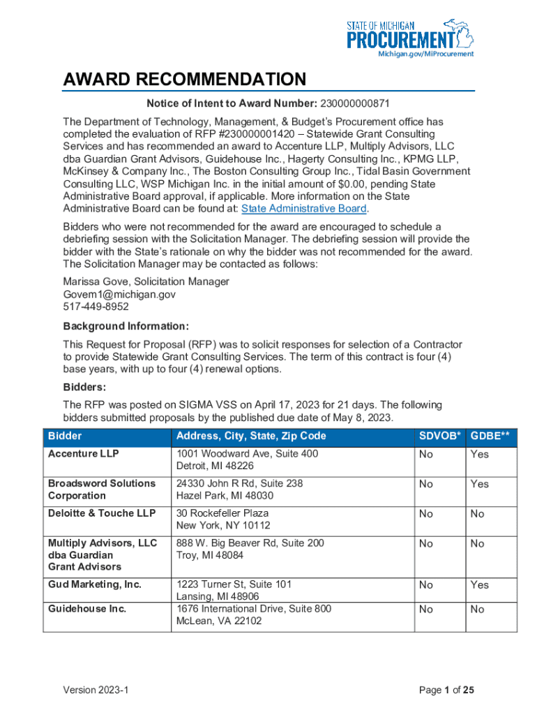 Fillable Online DTMB - Contract Connect Fax Email Print - pdfFiller