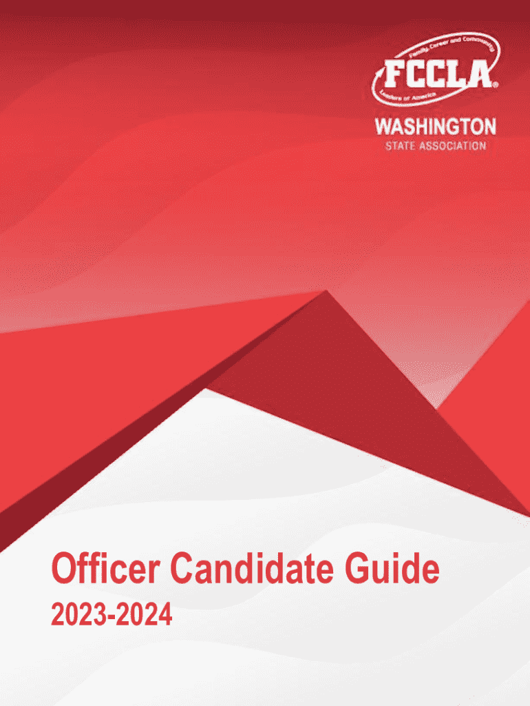 Fillable Online 2024-2025 State Officer Candidate Guide - oregon fccla Fax Email Print - pdfFiller