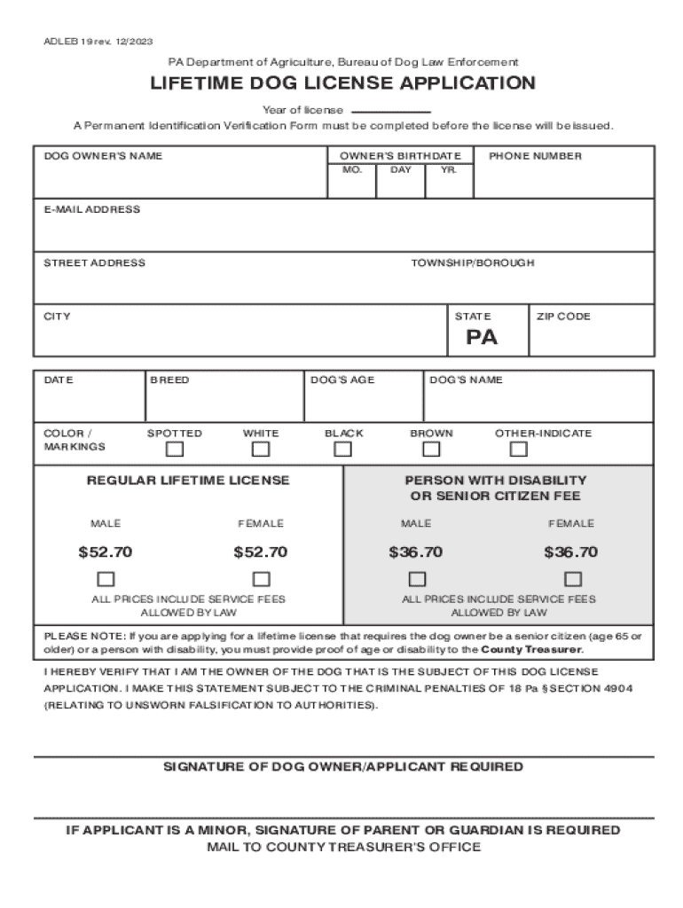 Fillable Online 2010 Form PA ADLEB 19 Fill Online, Printable, Fillable, ... Fax Email Print ...