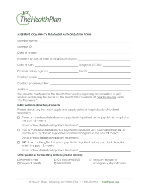 Fillable Online Therapeutic Communities Prior Authorization Request ...