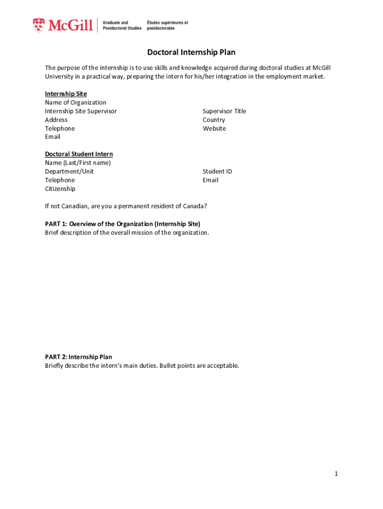 Fillable Online The graduate guide to internships and work experience Fax Email Print - pdfFiller