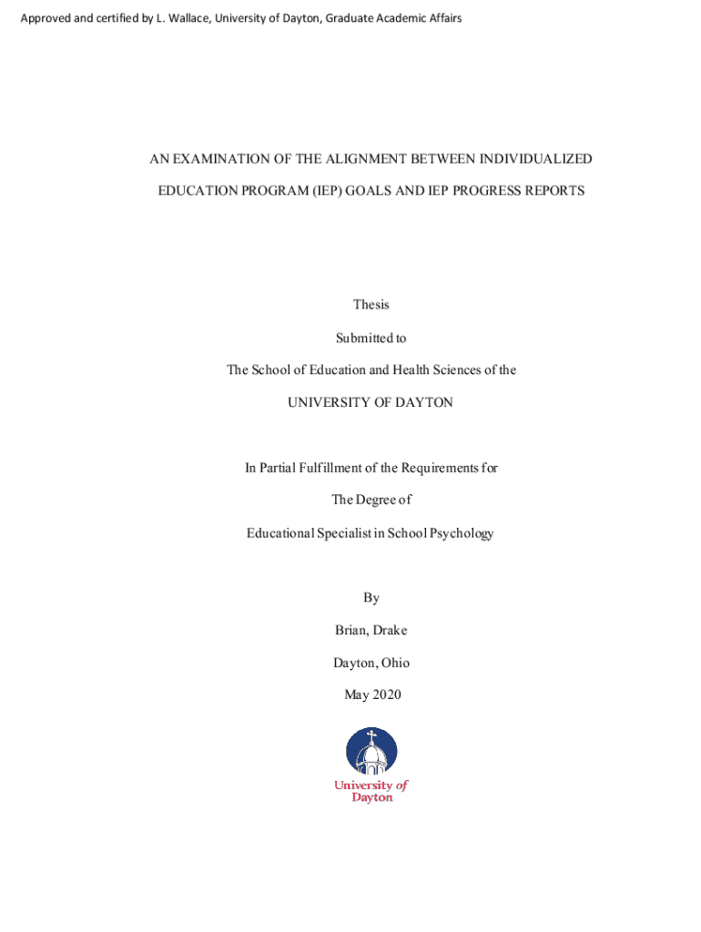 Fillable Online etd ohiolink an examination of the alignment between ...