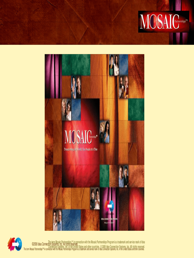 Fillable Online MOSAIC introduces networking program for newcomers Fax Email Print - pdfFiller