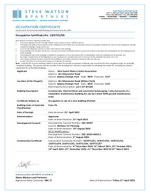 Fillable Online So you want an Occupation Certificate for your ...