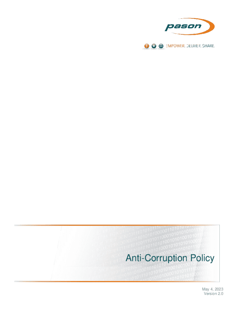 Fillable Online Long Internal Policy Template Numbered Headings H1 to ...