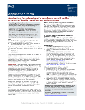 Fillable Online FA3 Application form Fax Email Print - pdfFiller