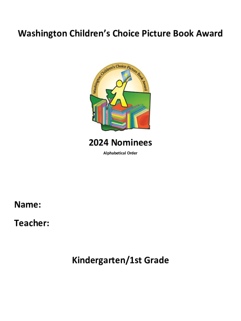 Fillable Online wala memberclicks Washington Children's Choice Picture ...