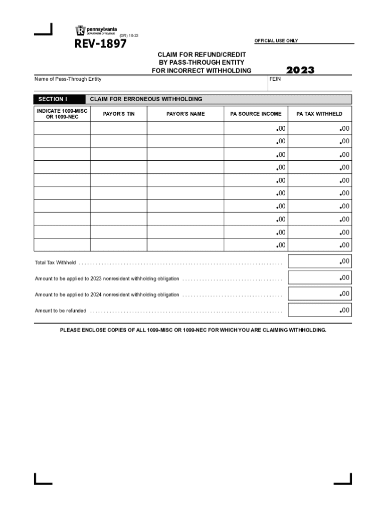 Fillable Online Fill-in Form Security - PA Department of Revenue Fax ...