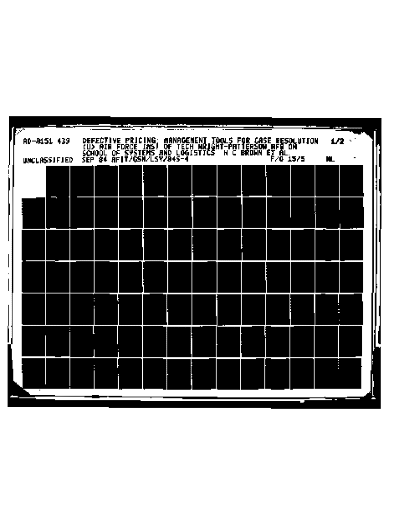 Fillable Online What is Defective Pricing and Why Should You be Worried ...