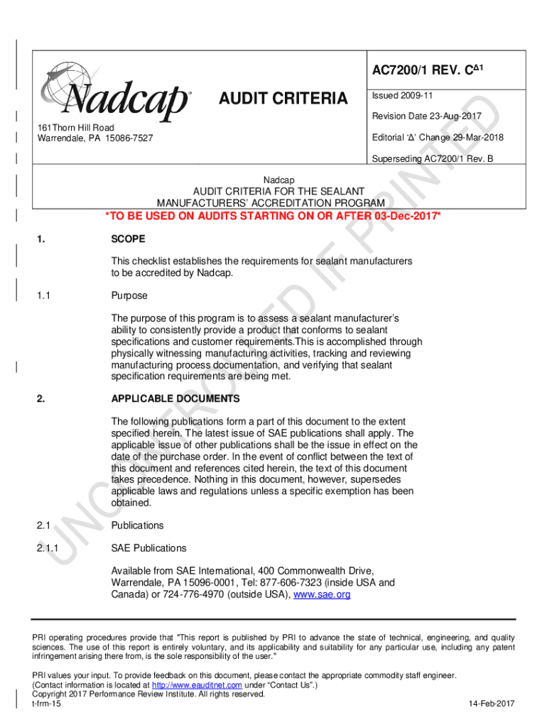 Fillable Online Certificate-Nadcap-(Aerospace)-Sealants-audit- ... Fax ...