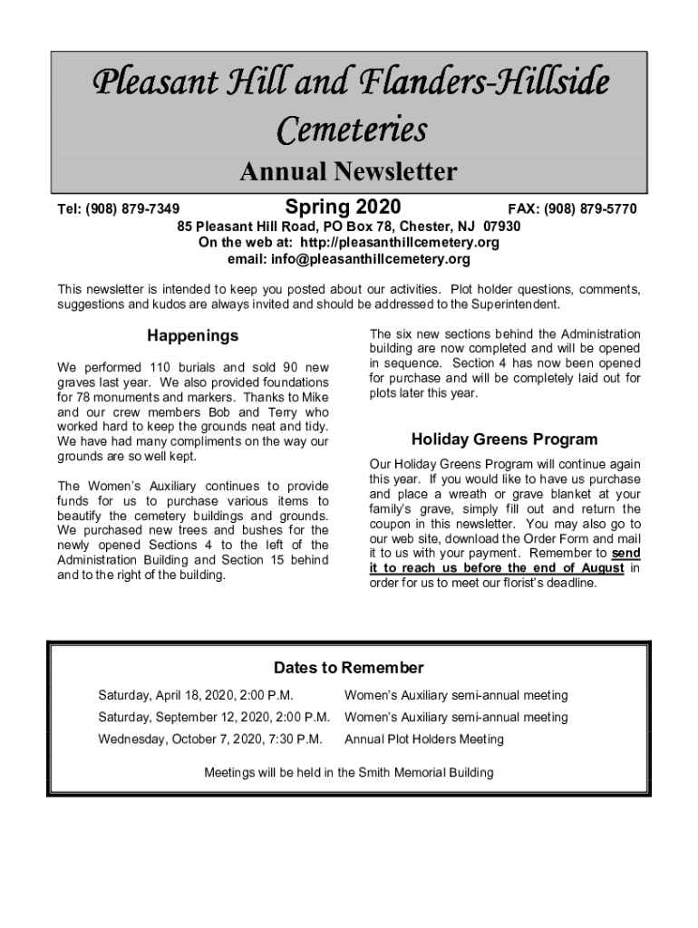 Fillable Online CemeteriesWelcome to Tuttle Funeral Home located in ...